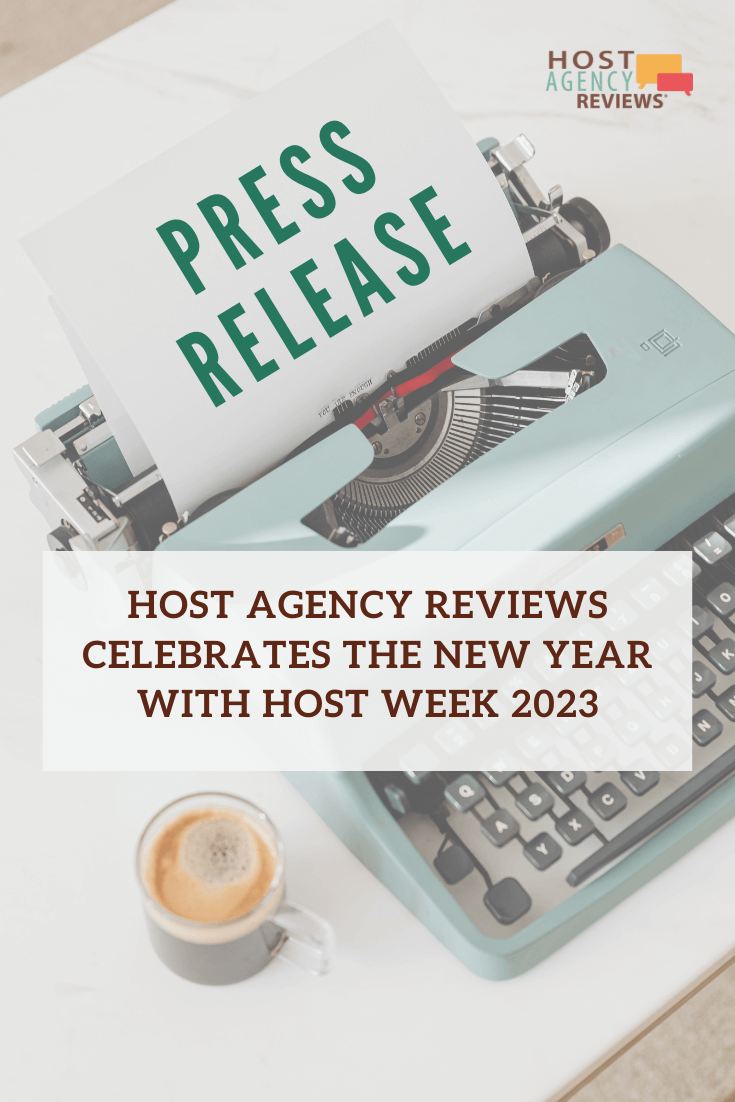 Host Agency Reviews Celebrates the New Year With Host Week 2023