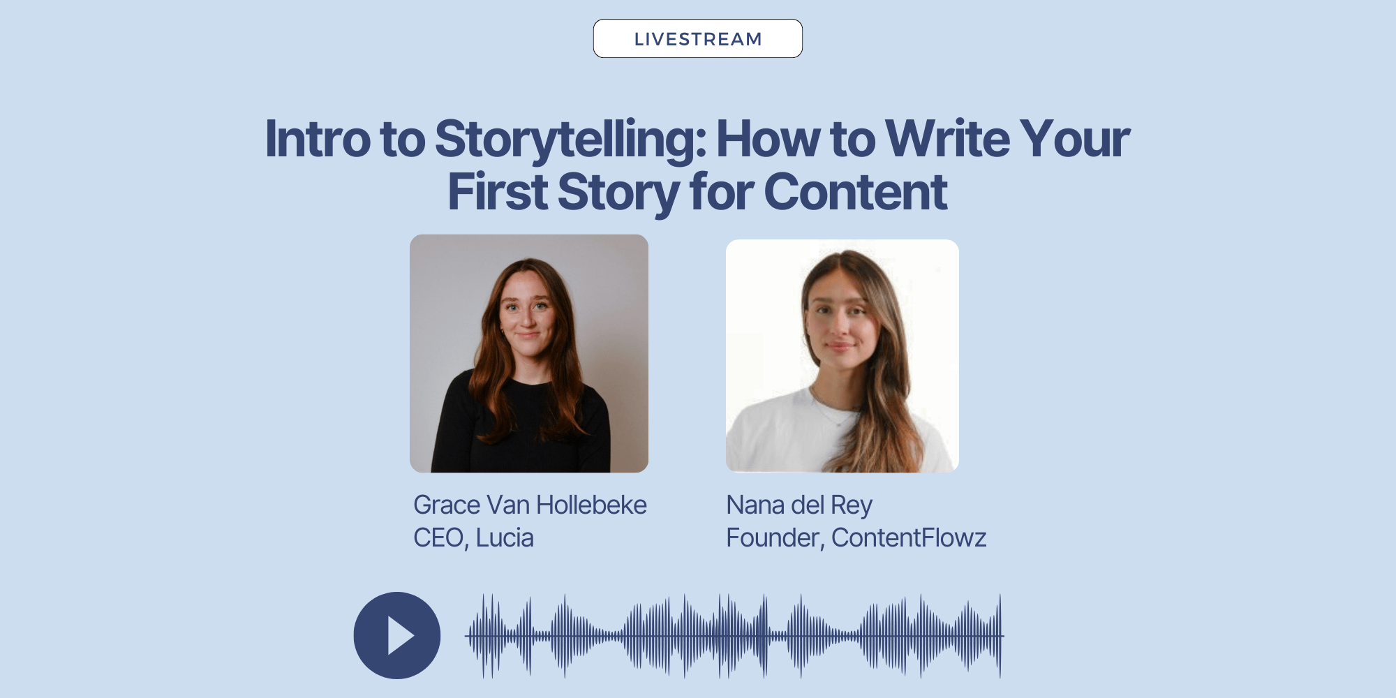 Intro to Storytelling: How to Write Your Story for Content | Host ...
